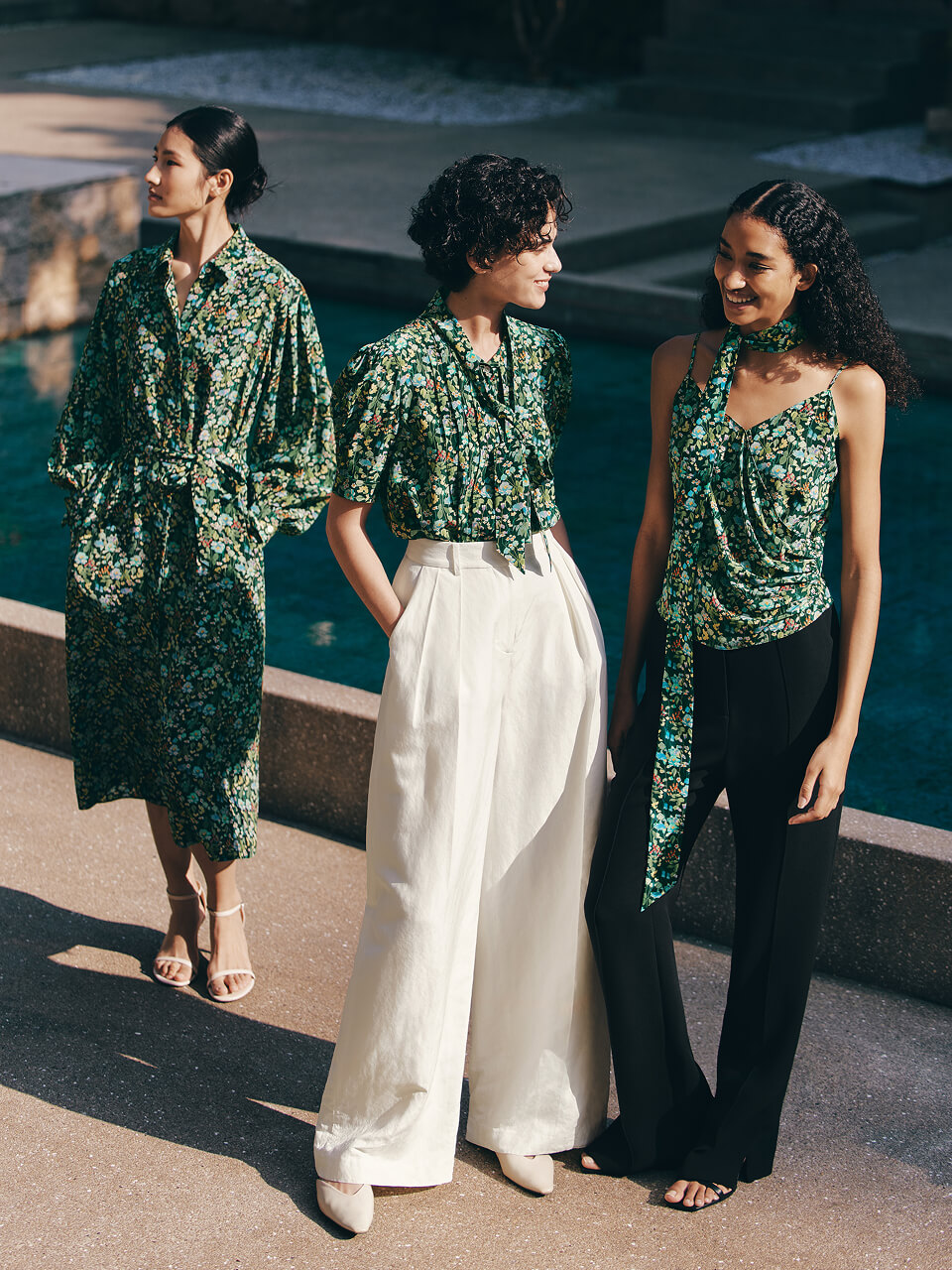 Women's Apparel - Luxurious Silk Outfit Clothing
